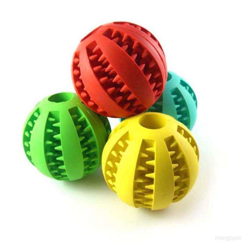 Pet Toy Interactive Dogs Toy Dog Chew Balls Durable Pet Rubber Elastic ...