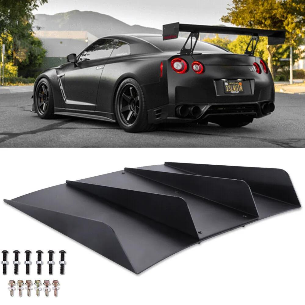 LANTOP For Nissan GT-R 2012-2020 Rear Bumper Diffuser 4-Fin Spoiler ...