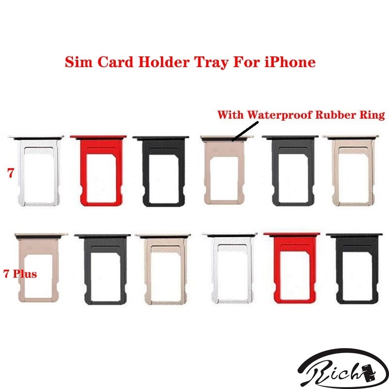 Micro Sim Card Holder Slot Tray Adapter For iPhone 7 Plus Replacement ...