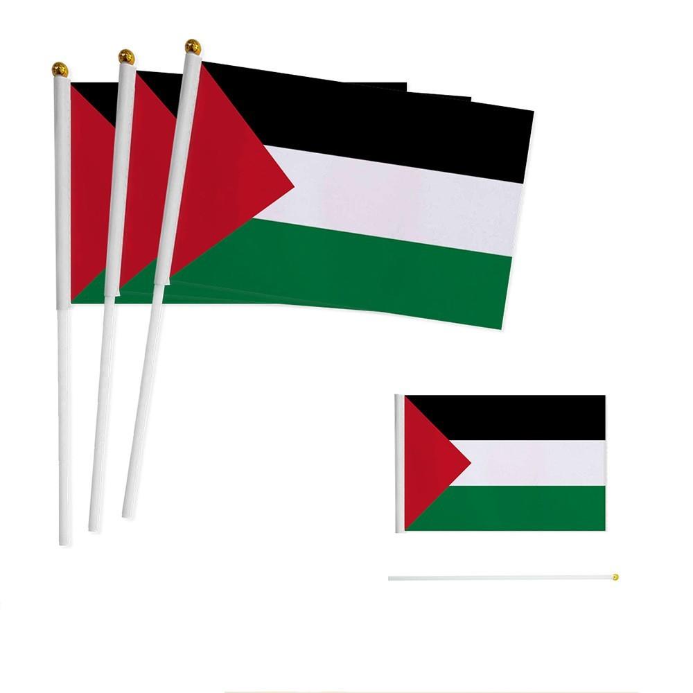 5pcs Palestine National Hand Flag 14*21cm/20*28cm/30*45cm Palestine ...