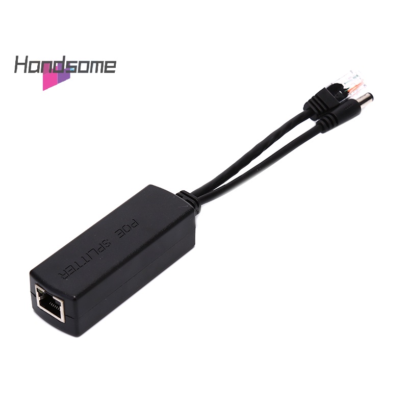 Handsome- Gigabit Active PoE Splitter Power Over Ethernet 48V to 12V 1A ...