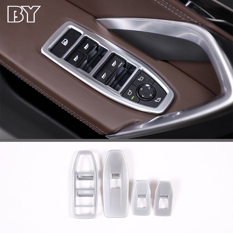 For BMW X1 U11 2023 2024 Car Window Glass Lifting Buttons Frame Trim ...