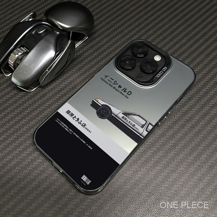 New Autumn Mountain AE86 color silver phone case anti-fall large hole ...