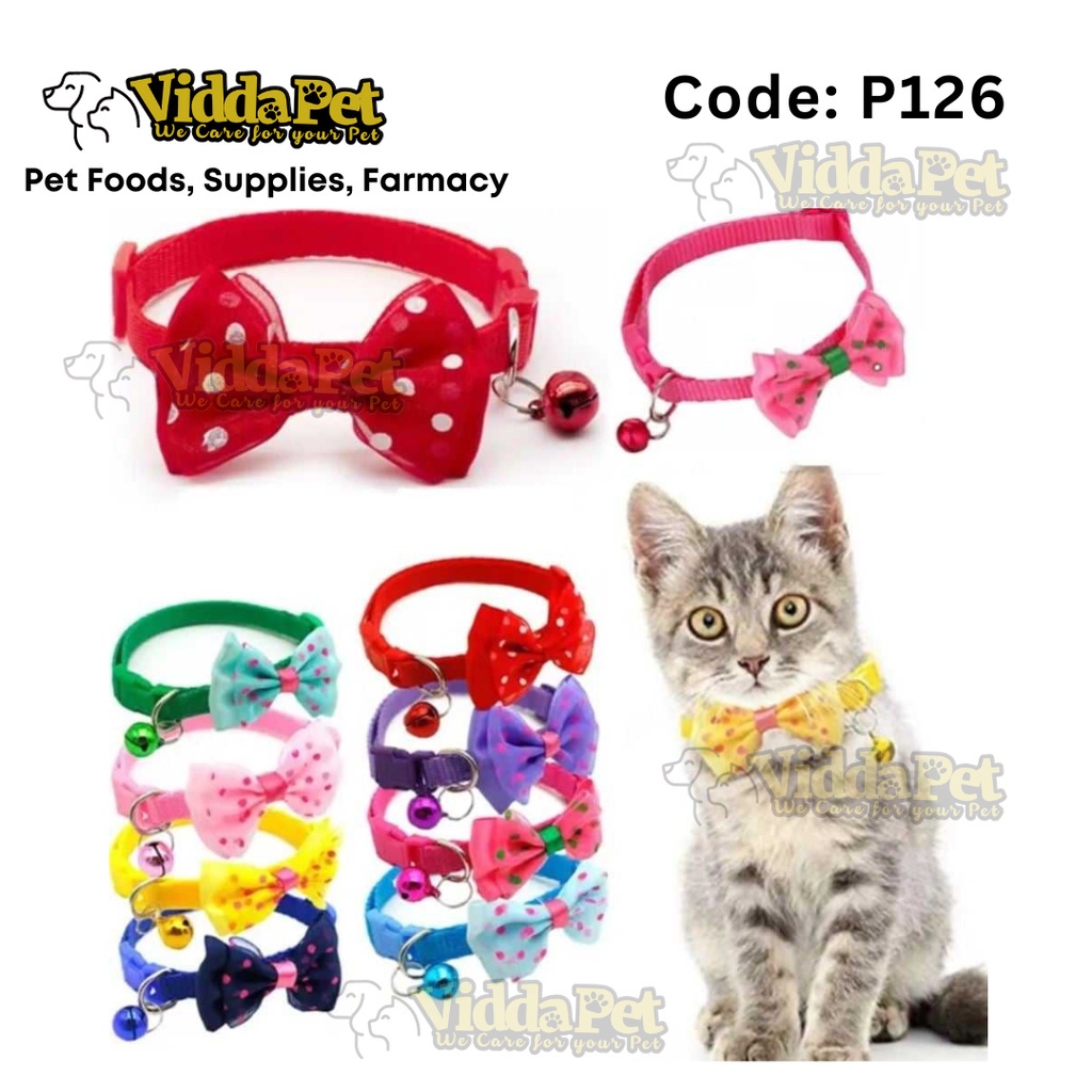 1piece P126 cats neck collar tie yellow red purple green blue Colorful ...