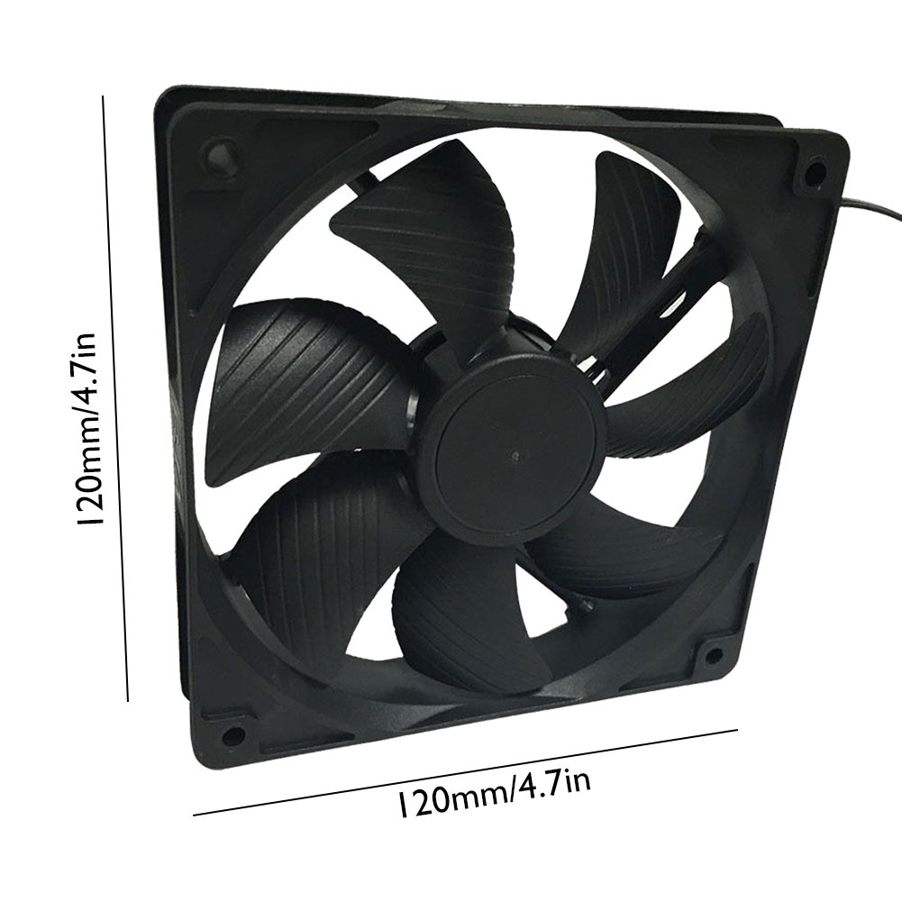 12V Fan 120mm 4 Pin High Speed Desktop Chassis Fan Large Air Volume PC ...
