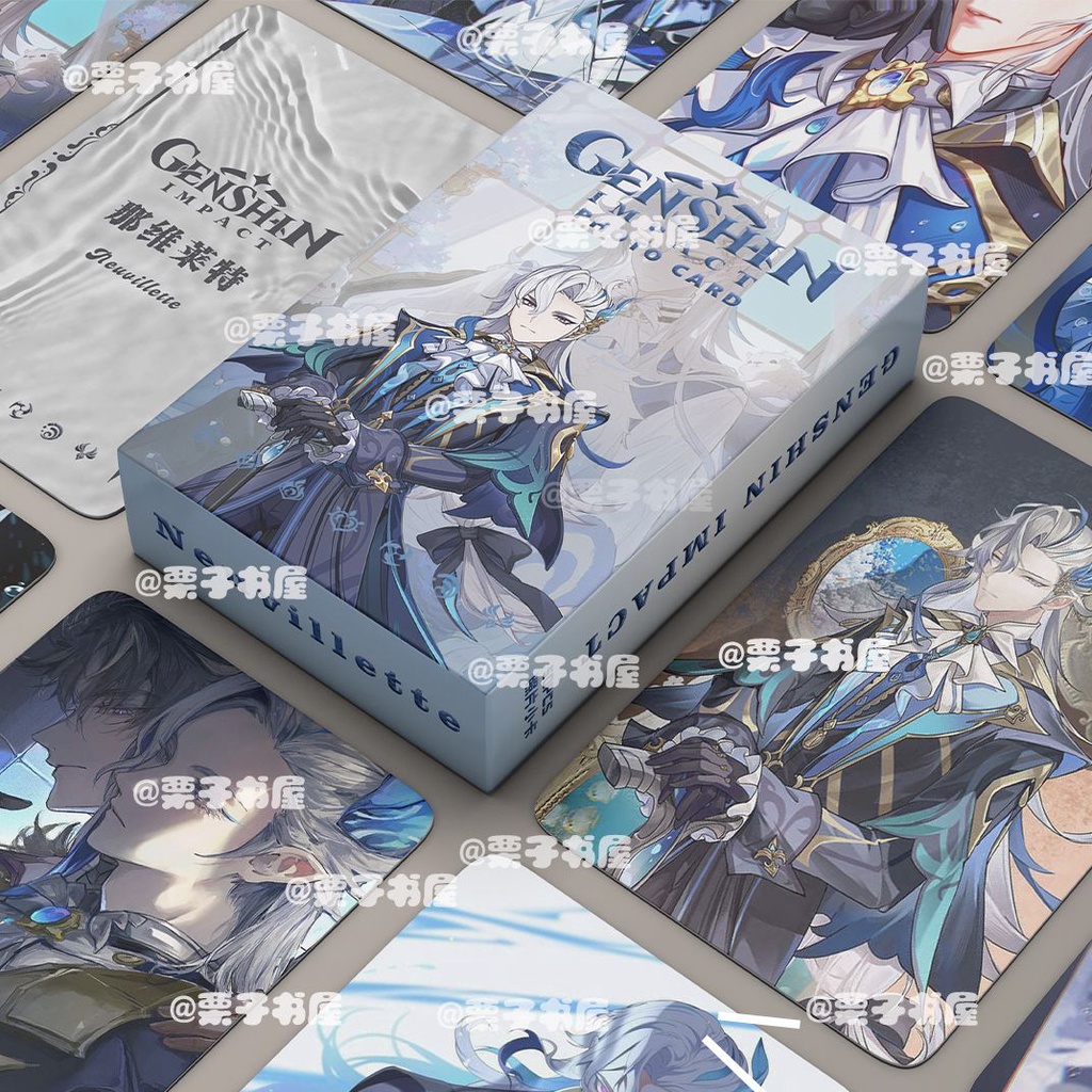 Genshin Impact Laser Lomo Card Neuvillette Mini Card 5.7*8.6cm Boxed ...