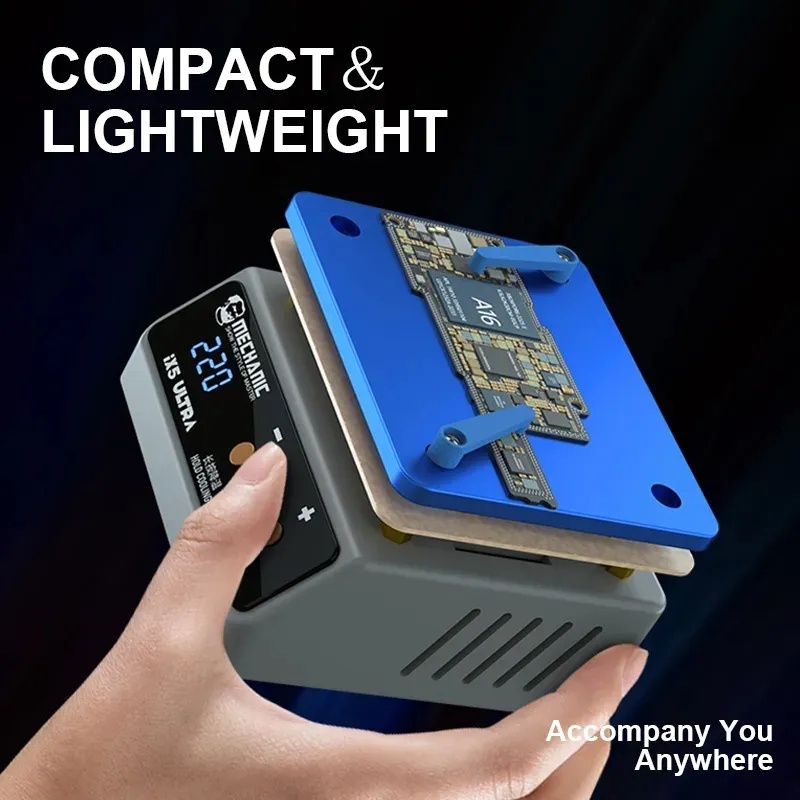 MECHANIC IX5 Ultra Universal Preheating Platform for Mobile Phone Motherboard Layered Bonding ...