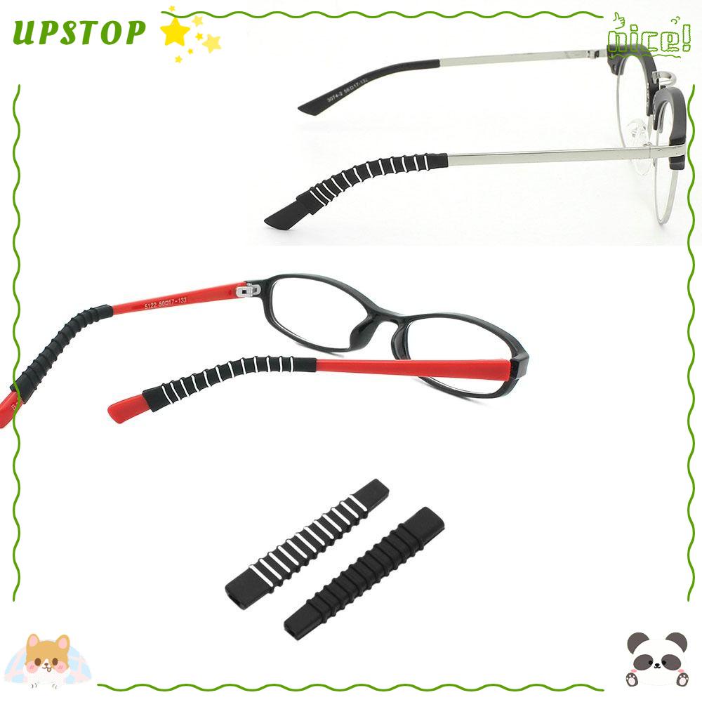 UPSTOPBO Silicone Glasses Anti-slip Sleeves, Anti Drop Silicone Temple ...
