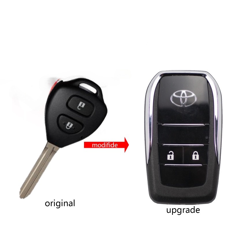 ♟LT 2Button Toyota Vios Gen 2 Avanza 2008 2009 2010 2011 2012 Modified ...