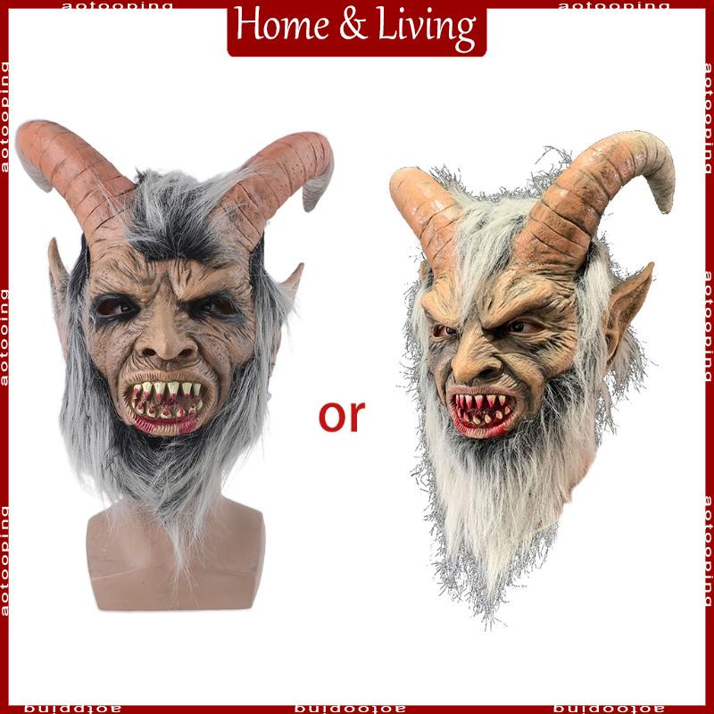 AOTO Scary demon devil Horn latex Halloween movie cosplay decoration ...