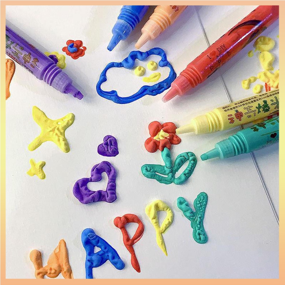 3D Printing Bubble Pen DIY Ink Puffy Paint Pens Like Popcorn Pens Safe ...