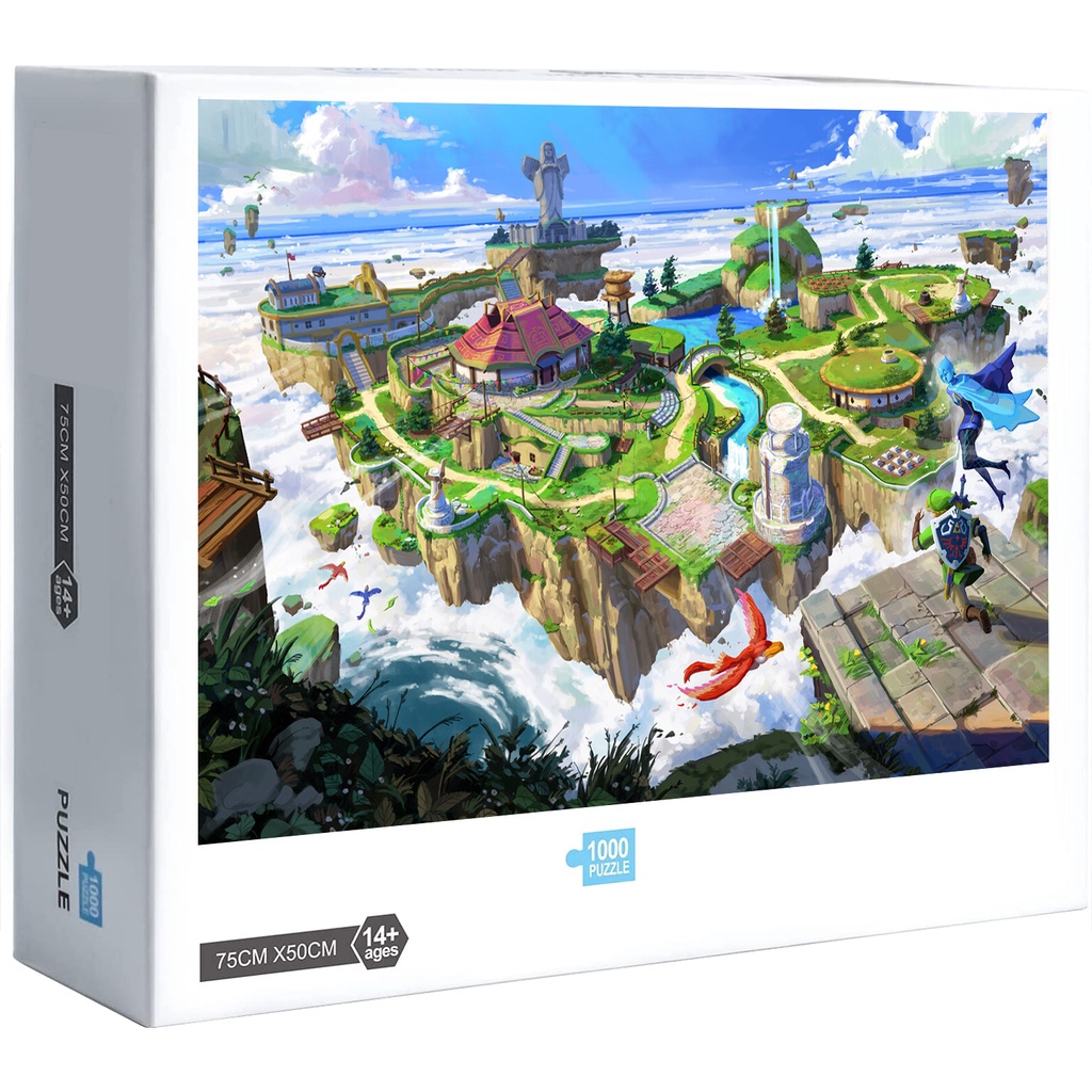 The Legend of Zelda Wooden Stress Relief Jigsaw Puzzle Gift Educational ...