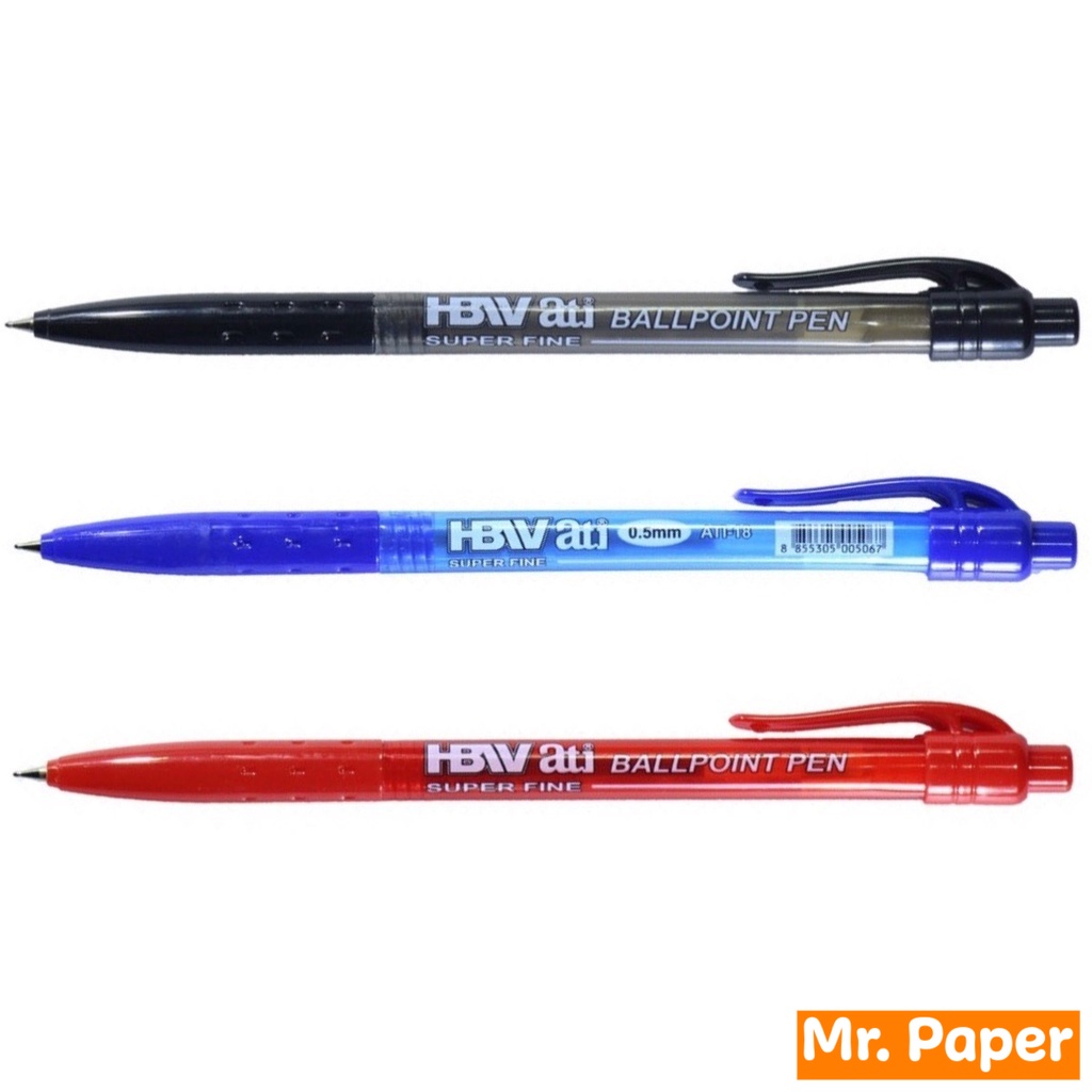 HBW Ati Super Fine Retractable Pen | 0.5mm | ATI-18 | Mr. Paper ...