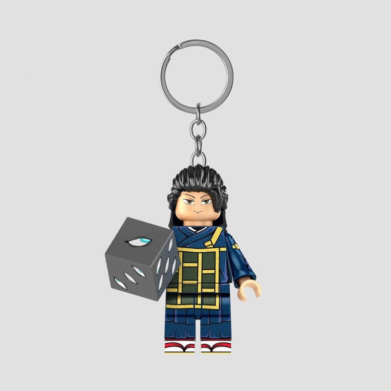 Keychain LEGO Minifigure Geto Suguru Jujutsu Kaisen | Shopee Philippines