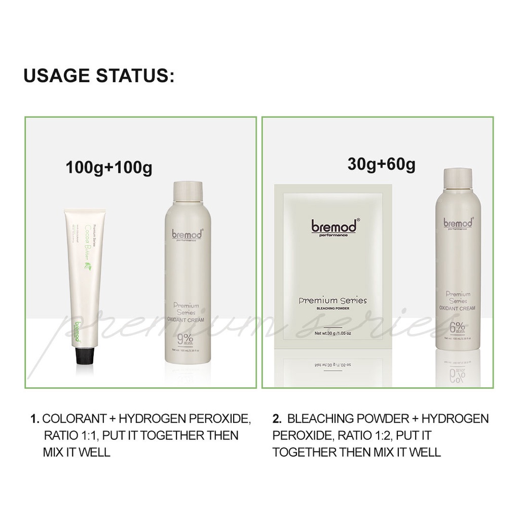 Bremod Hair Color Oxidizer 100ml Hydrox Oxidizing Beauty Care Hair Care ...