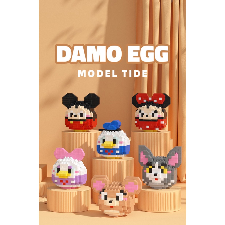 Puzzle piece toy small building blocks cartoon doll star children gift ...