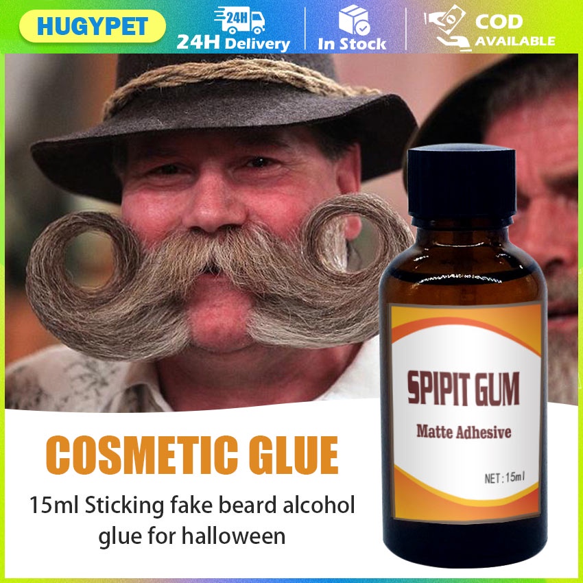 15ml Face Makeup Spirit Gum Simulation Fake Beard Glue Adhesive For ...