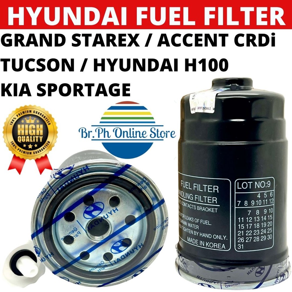 FUEL FILTER HYUNDAI ACCENT / GRAND STAREX / TUCSON /H100 / KIA SPORTAGE ...