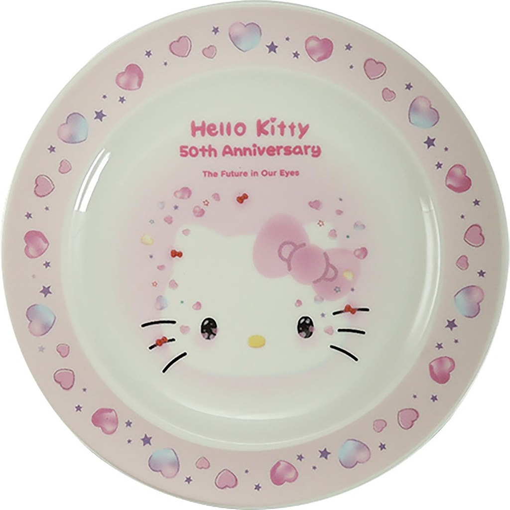 Sanrio Characters sanrio Plate Diameter 20cm Hello Kitty 50th ...