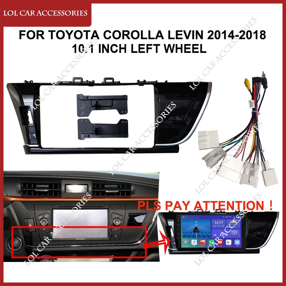 For Toyota Corolla Levin Altis Auris 2014-2017 10.1 Inch Car Radio ...