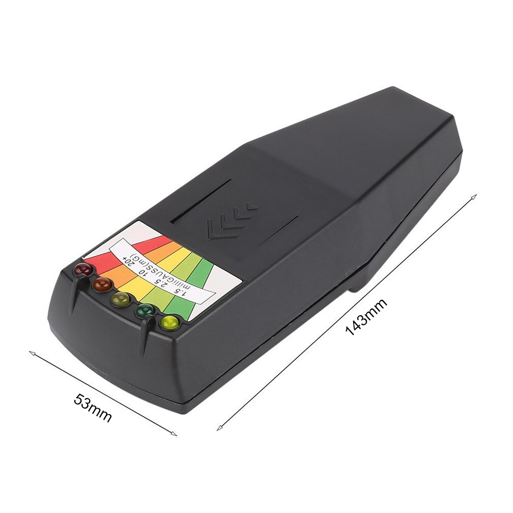 K2 Handheld 5 LED Gauss EMF Meter LCD Digital Electromagnetic Field ...