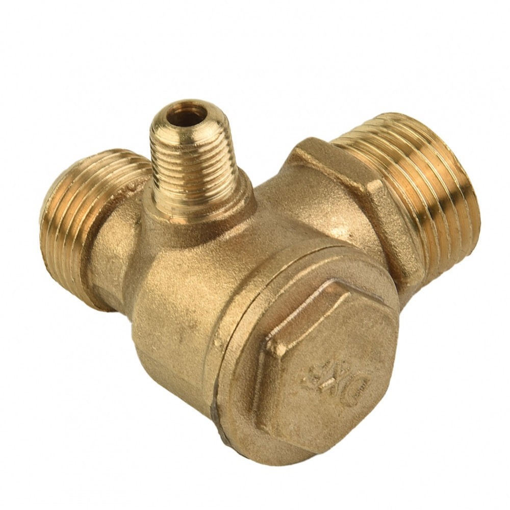 Sturdy Male Threaded Check Valve for Air Compressors Premium Brass ...