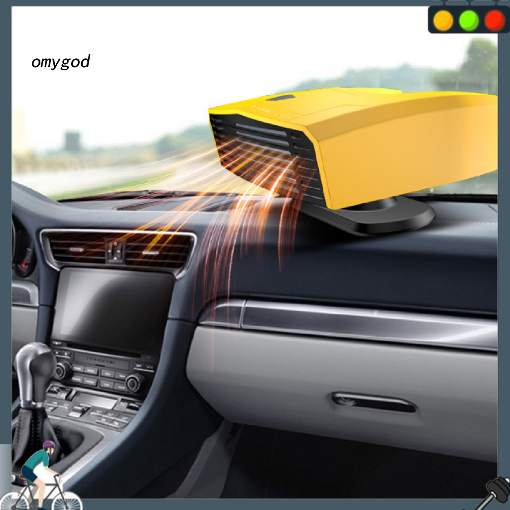 OMG Rotating Windscreen Fan for Car 12V 24V Car Heat Cooling Fan ...