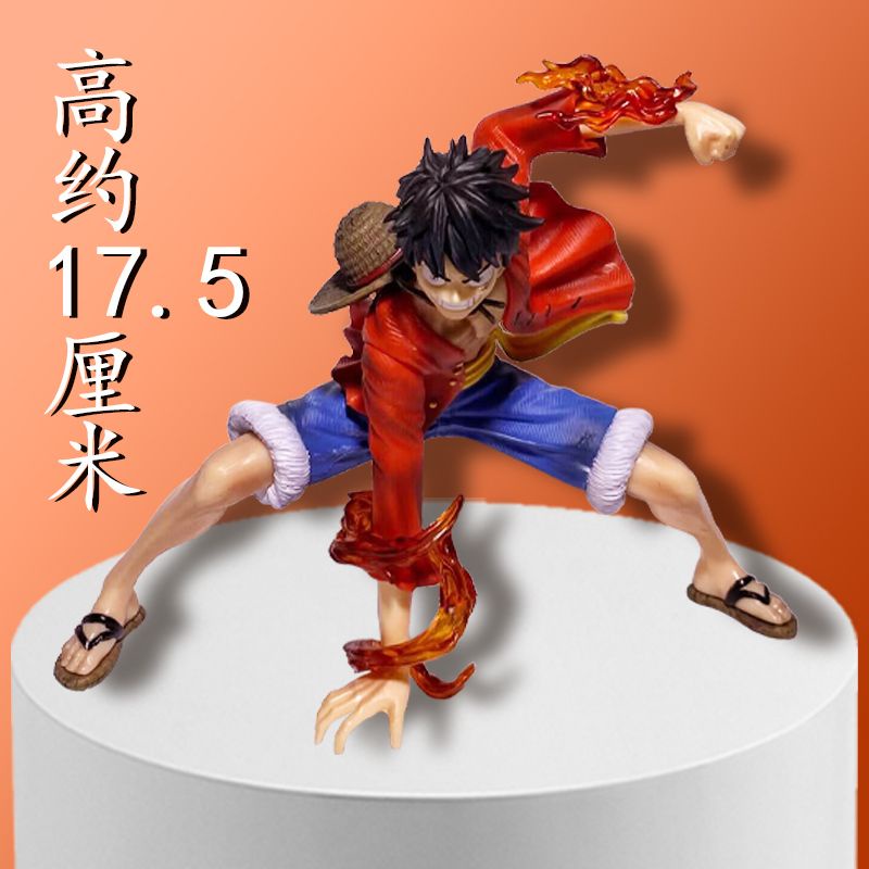 One Piece Fighting Painting Style Luffy Cool Hammering Posture Luffy ...