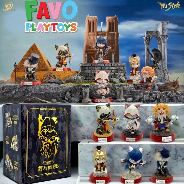 Wu Style x Ubisoft Assassin's Creed - Meowsssain Creed Series Blind Box ...