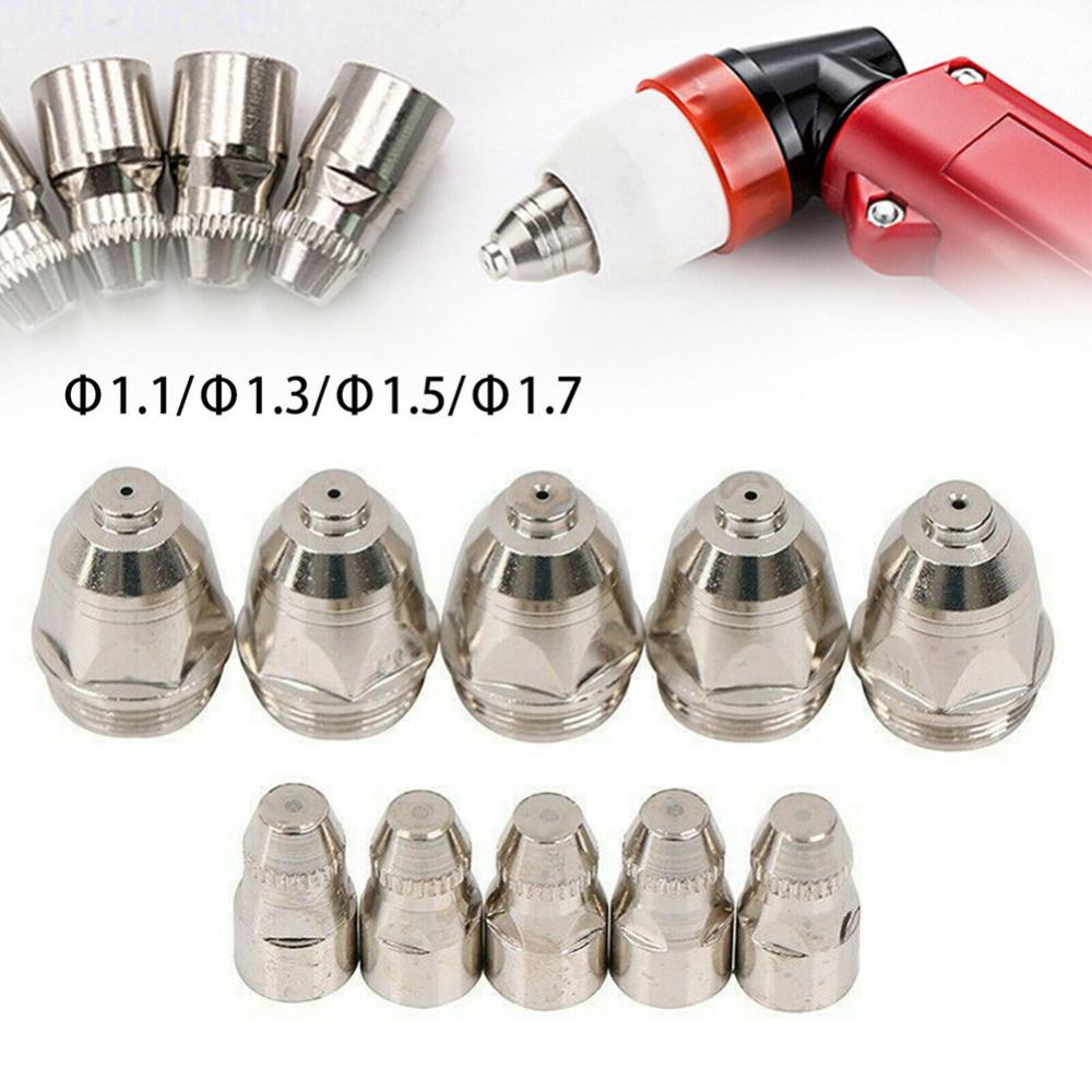 P80 Plasma Cutter Accessories 10pcs Copper Nozzle Tip Electrode Kit (1 ...