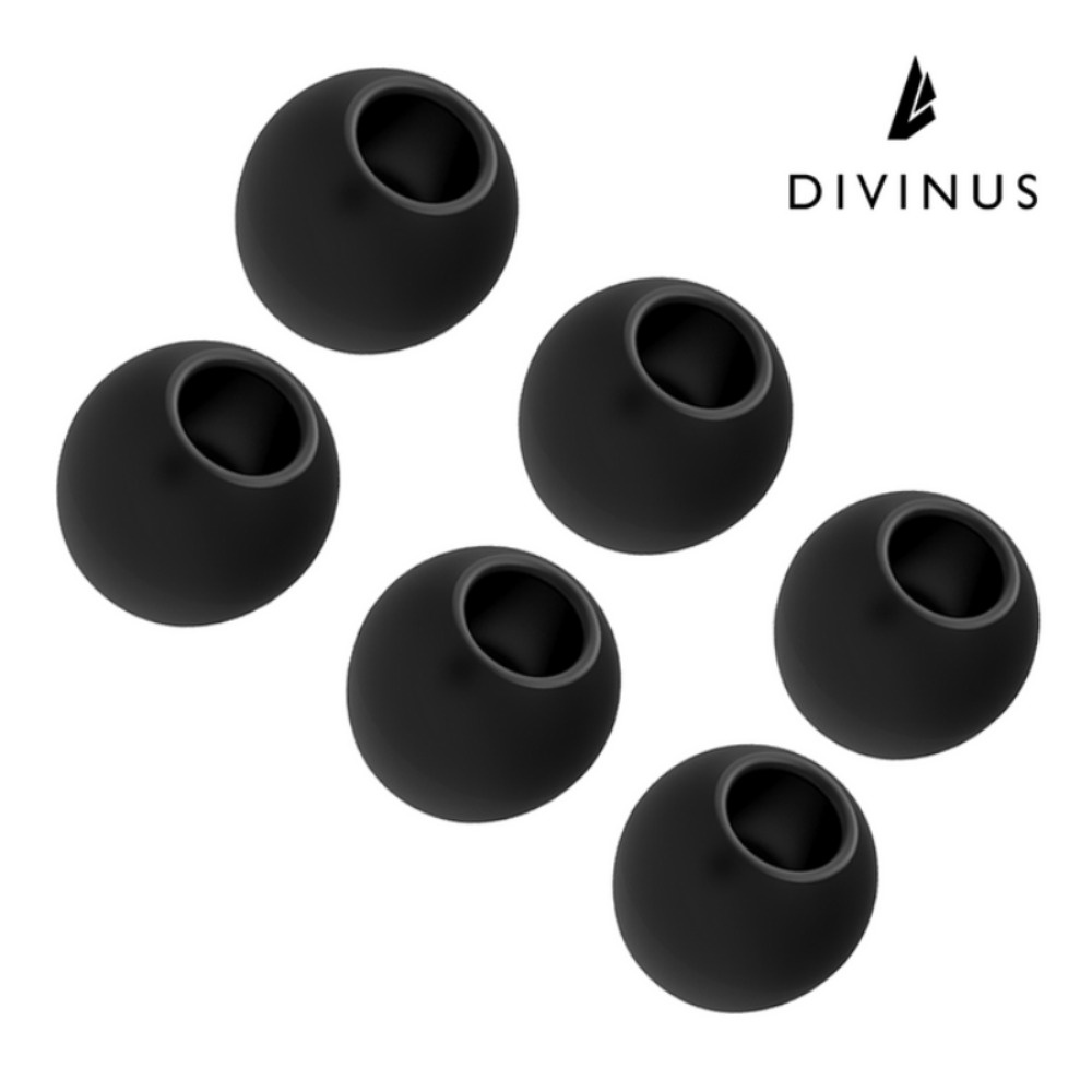 DIVINUS Velvet Silicone Eartips For 3-5mm Nozzle S/M/L(3pairs ...