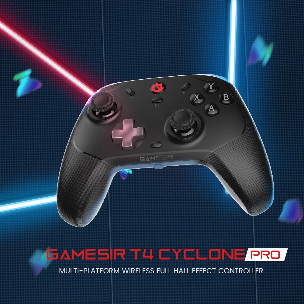 GameSir T4 Cyclone Pro Bluetooth Wireless Gamepad for PC,Switch, iOS & Android 2.4G Gaming ...