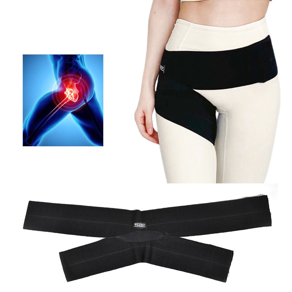 Hip Support Brace Hip Compression Wrap Belt - Groin,Thigh,Hamstring ...
