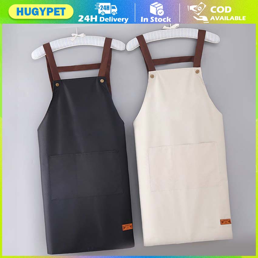 Kitchen Aprons for Woman Men Chef Work Apron Grill Restaurant Bar Shop ...