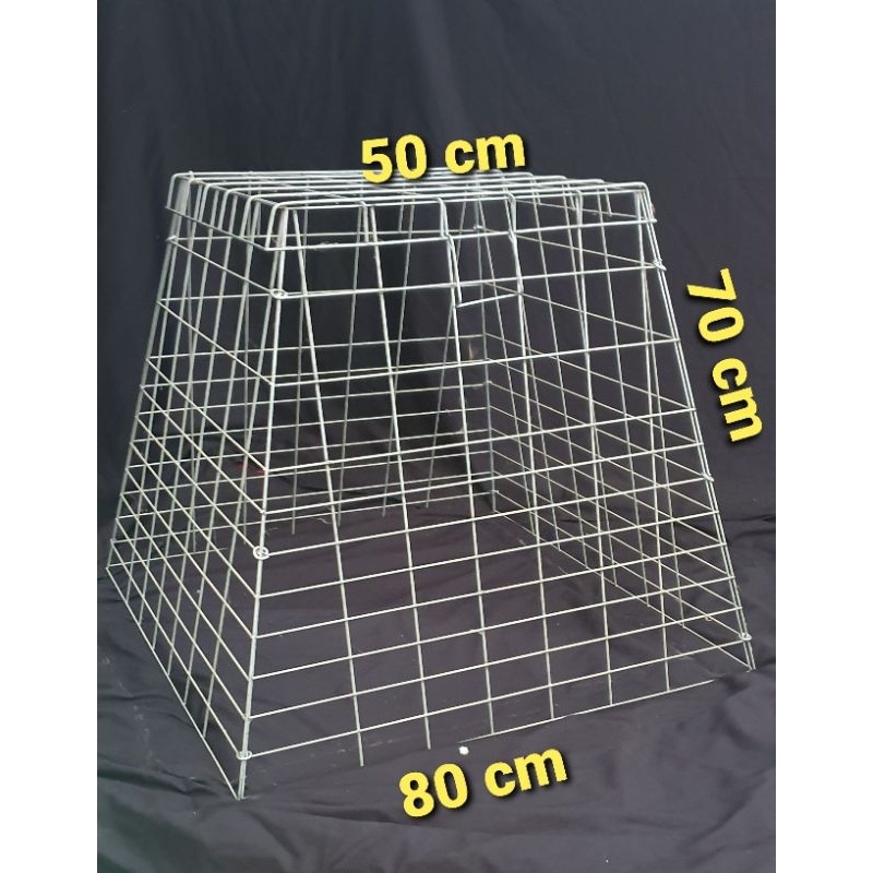 Hy65rk pyramid chicken coop uk 80x70x50 folding system | Shopee Philippines