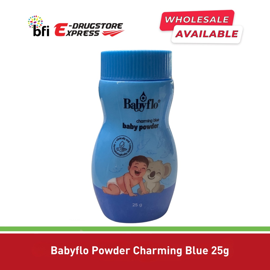 BFI E - Drugstore Babyflo Powder Charming Blue 25g | Shopee Philippines