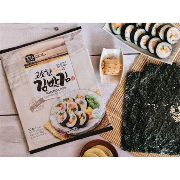 Kimbap K-Food Rolled Seaweed Leaves 20g (Pack of 10) | Shopee Philippines