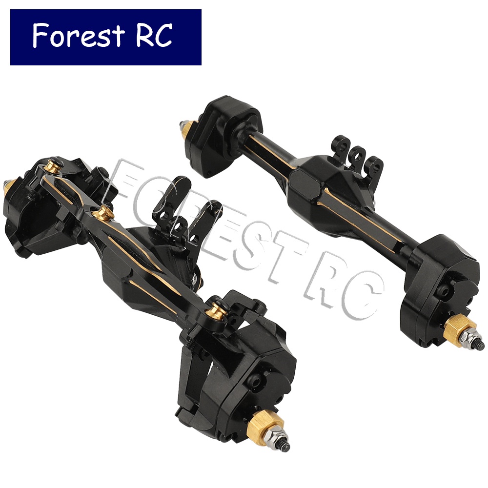 Brass & Aluminum TRX4-M Complete Front Rear Portal Axles with Steel ...