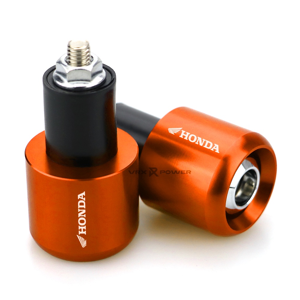 Honda Motorcycle Handlebar Mini Bar End Plugs Grip Caps CNC Handle Grip ...