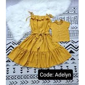 ♟FAMILY TERNO MATCHING OUTFIT DRESS/POLO TWINNING COUPLE MOTHER AND ...