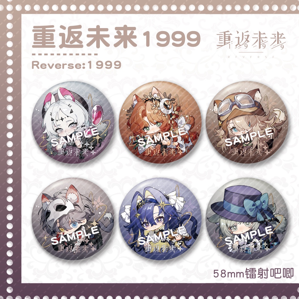 Reverse:1999 Game Anime Badge Vertin Eagle Bag Decoration Regulus ...