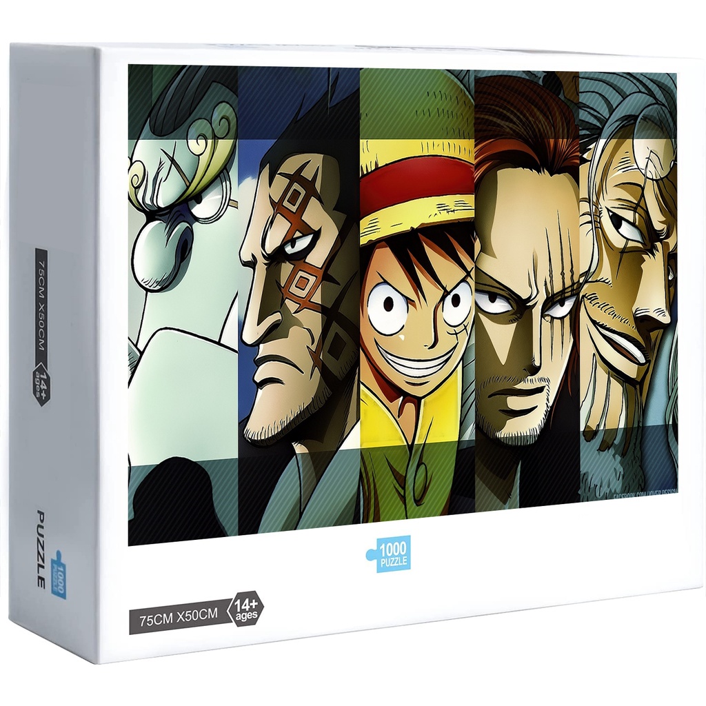 One Piece Monkey D. Luffy New Style Educational Puzzle Difficulty ...