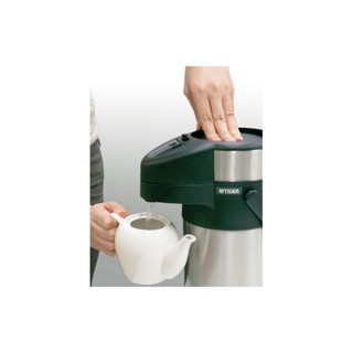 Tiger Airpot "Sahara Big" 2.2L Clear Stainless Steel MAB-A220-XC ...