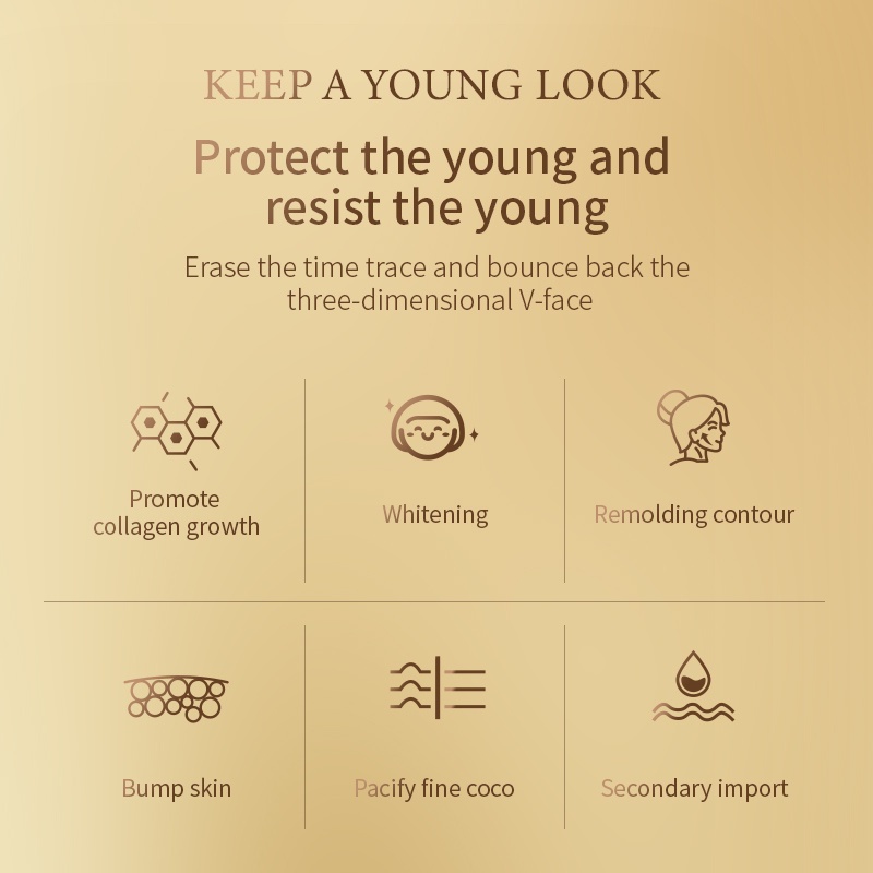 Collagen Regeneration Facial Massager EMS Beauty Instrument Red Light ...