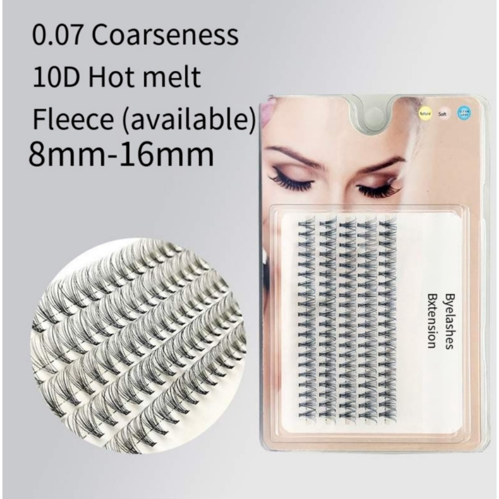8 Rows 10D 20D 30D 40D Grafted Eyelash Soft Mink Lash Extension Natural ...