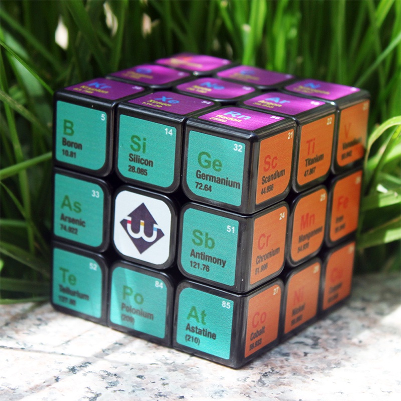 Professional Cube 3x3x3 5.6CM Speed For Cube Chemical Element Periodic ...