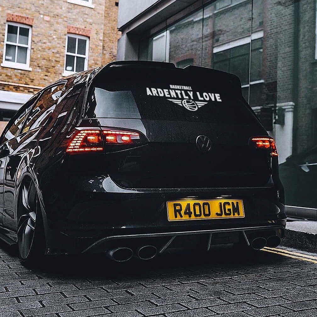 Car Sticker Modified Modified Sticker Basketball jdm Reflective Rear ...