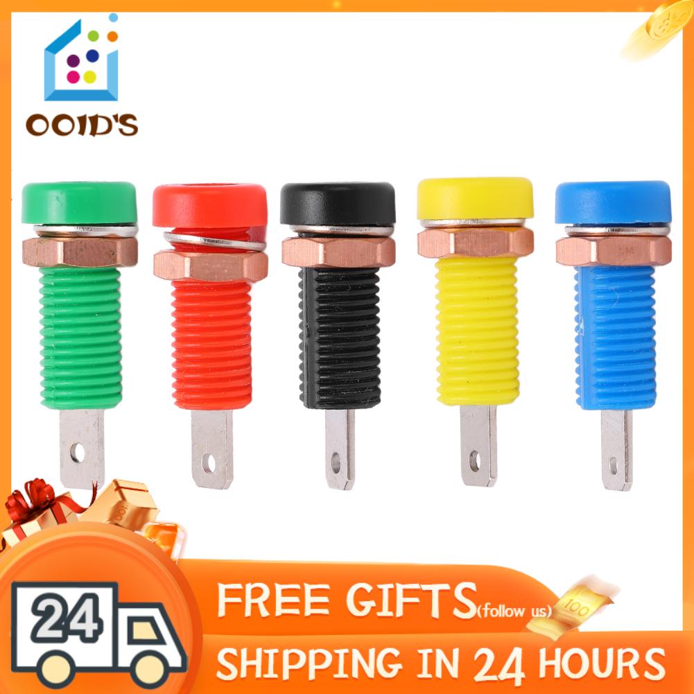 Ooidshop 10pcs 4mm Banana Socket Mount Binding Post Connector Adapter ...