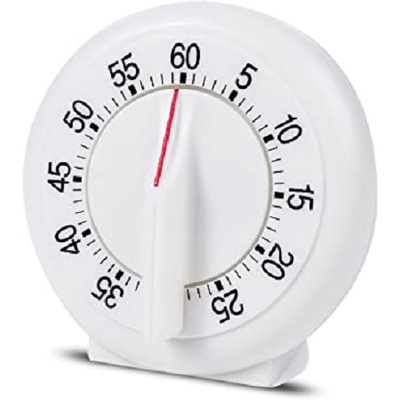 LGCC ZF-T003 Big Round Manual Kitchen Timer 10cm - Timer Countdown Tool ...