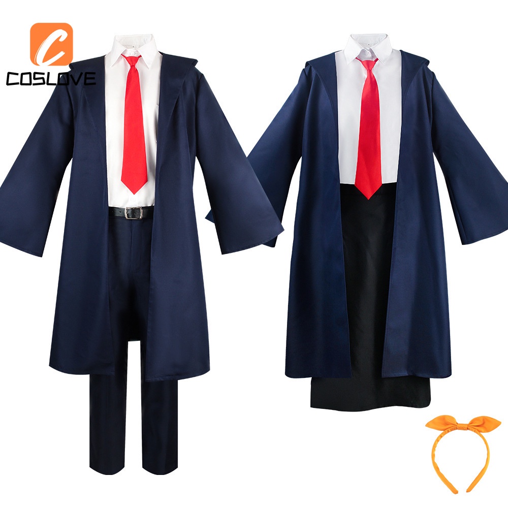 Anime Mashle: Magic and Muscles Cosplay Full Set Costume Deep Blue ...